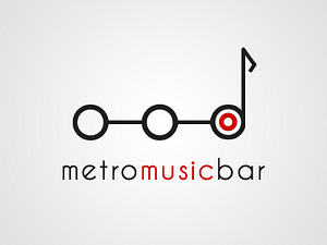 Logo / Metro Music Bar by Marian Cepa on Dribbble