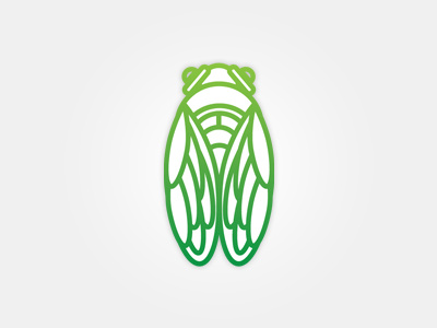 Cicada Logo by Ben Stephan on Dribbble