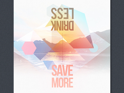 Drink less, Save more by William Jones on Dribbble