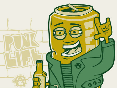 Punk Life by Chus on Dribbble