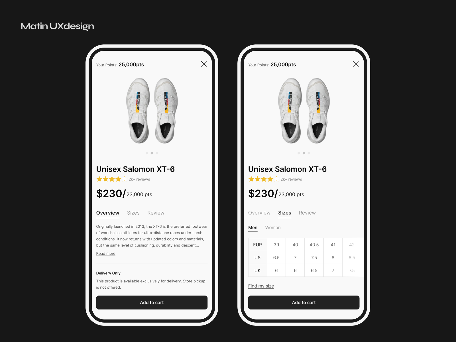 Product Detail Screen by matin truong on Dribbble