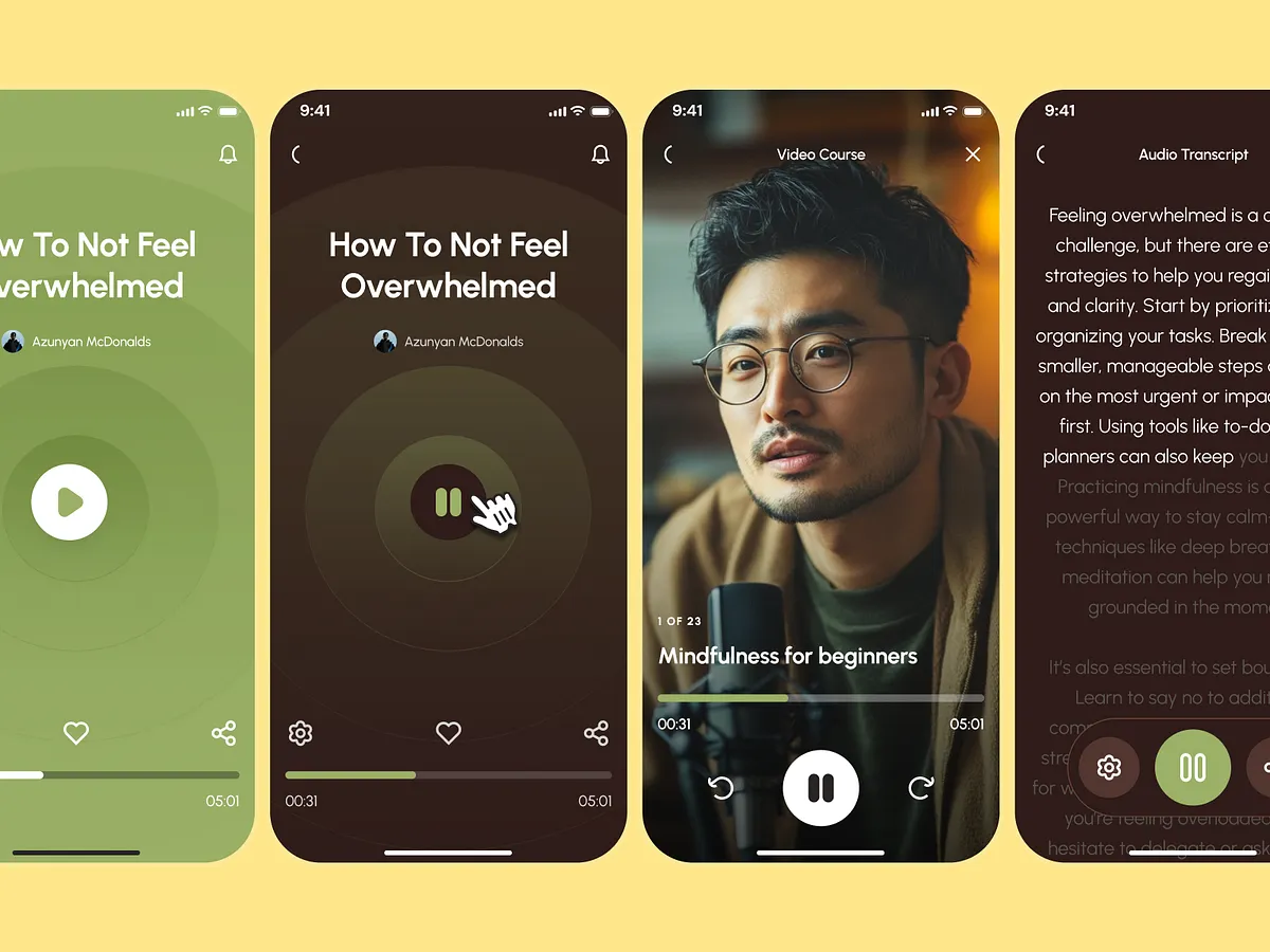 Browse thousands of Video Player App UI Design images for design ...
