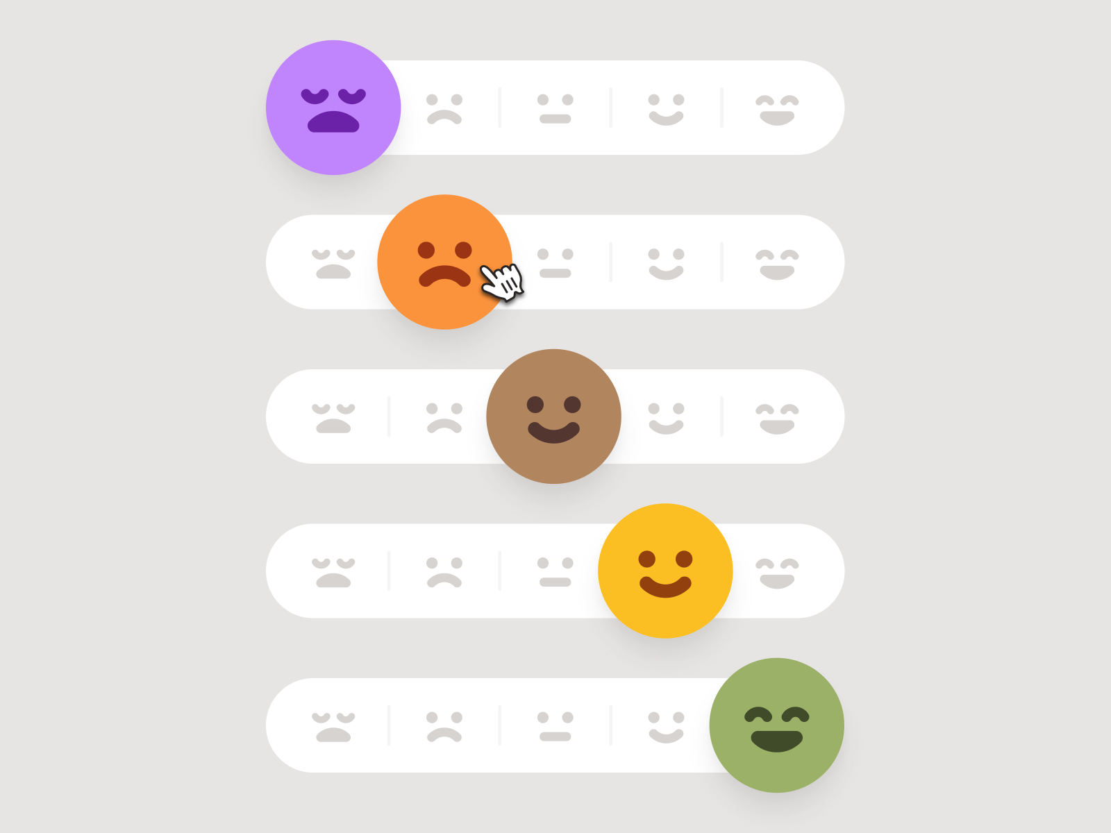 freud v2: AI Mental Health App - Mood Slider Component Variant by ...