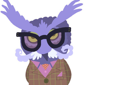 The professor by Pete Fowler on Dribbble