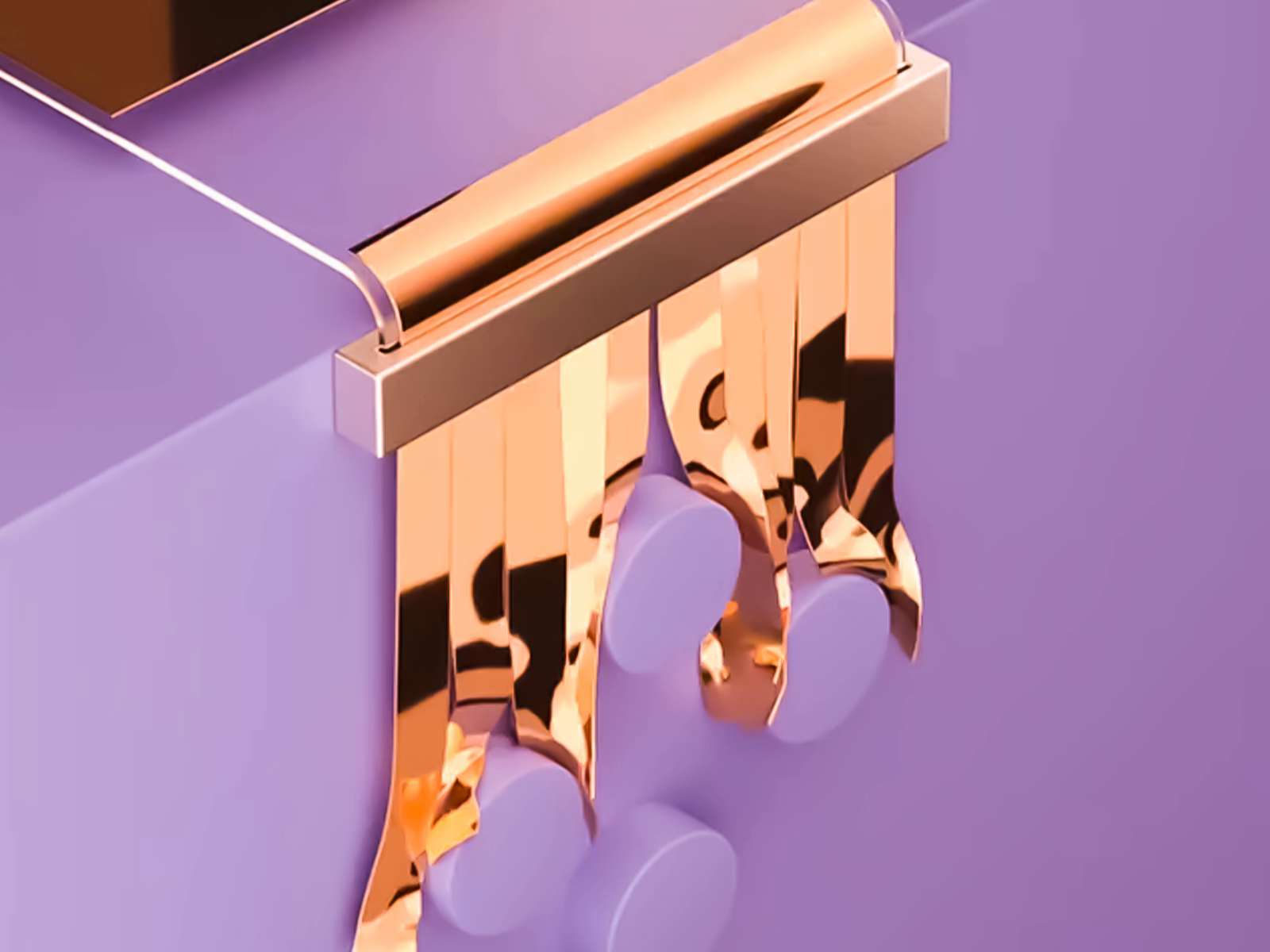 3D Gilded Cascade by entelechy on Dribbble