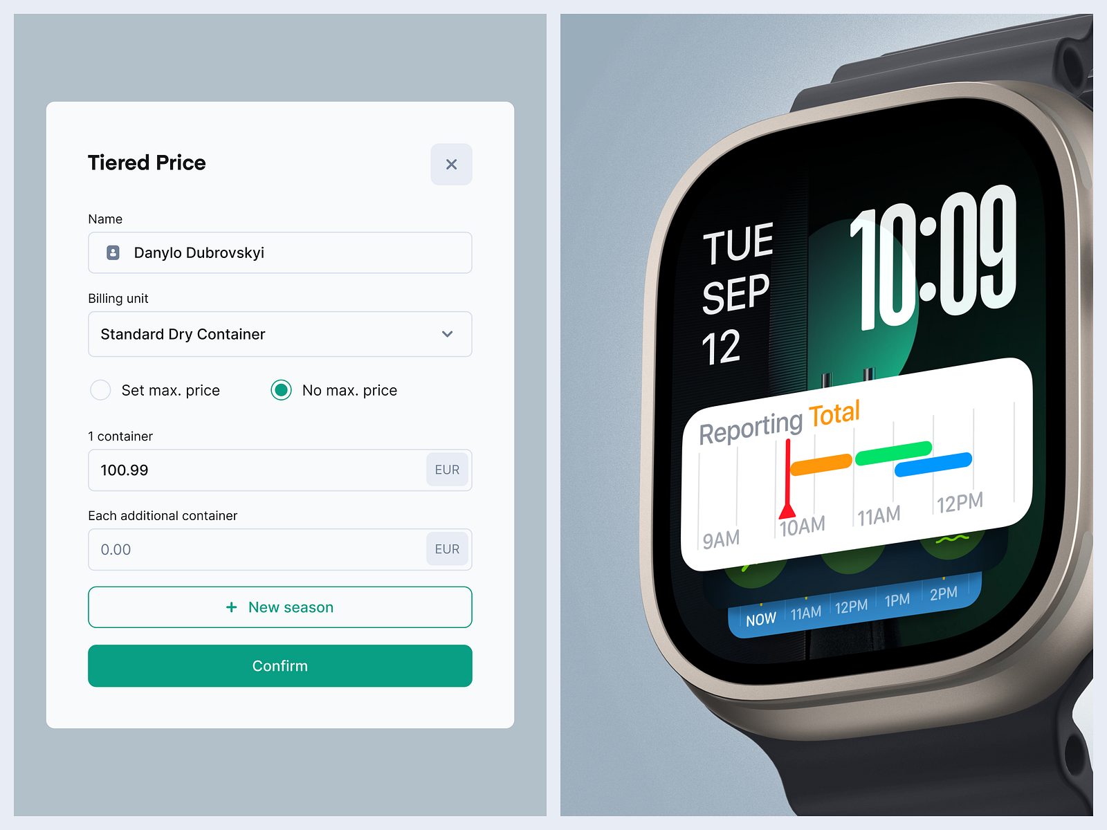 Price form | Pop-up digital product interface Resourcify by Lazarev ...