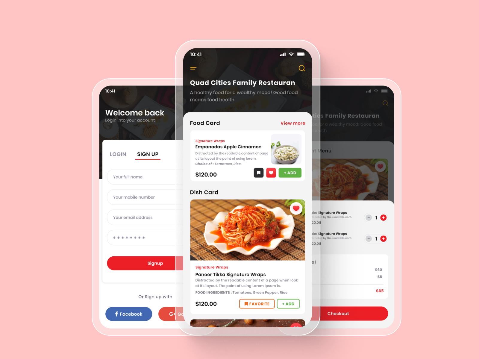 Food Ordering Mobile App by Akshay Palkar on Dribbble
