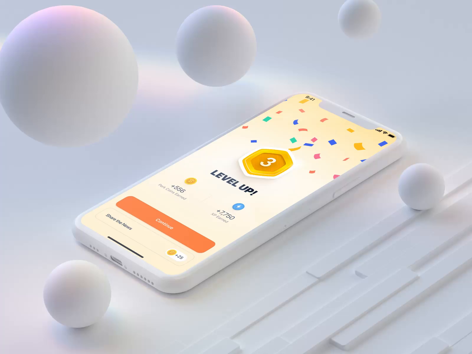 Level Up Animation by Markus Gavrilov on Dribbble