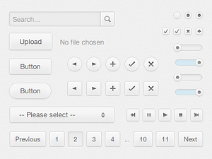 CSS3 UI Kit by Matt Gentile on Dribbble
