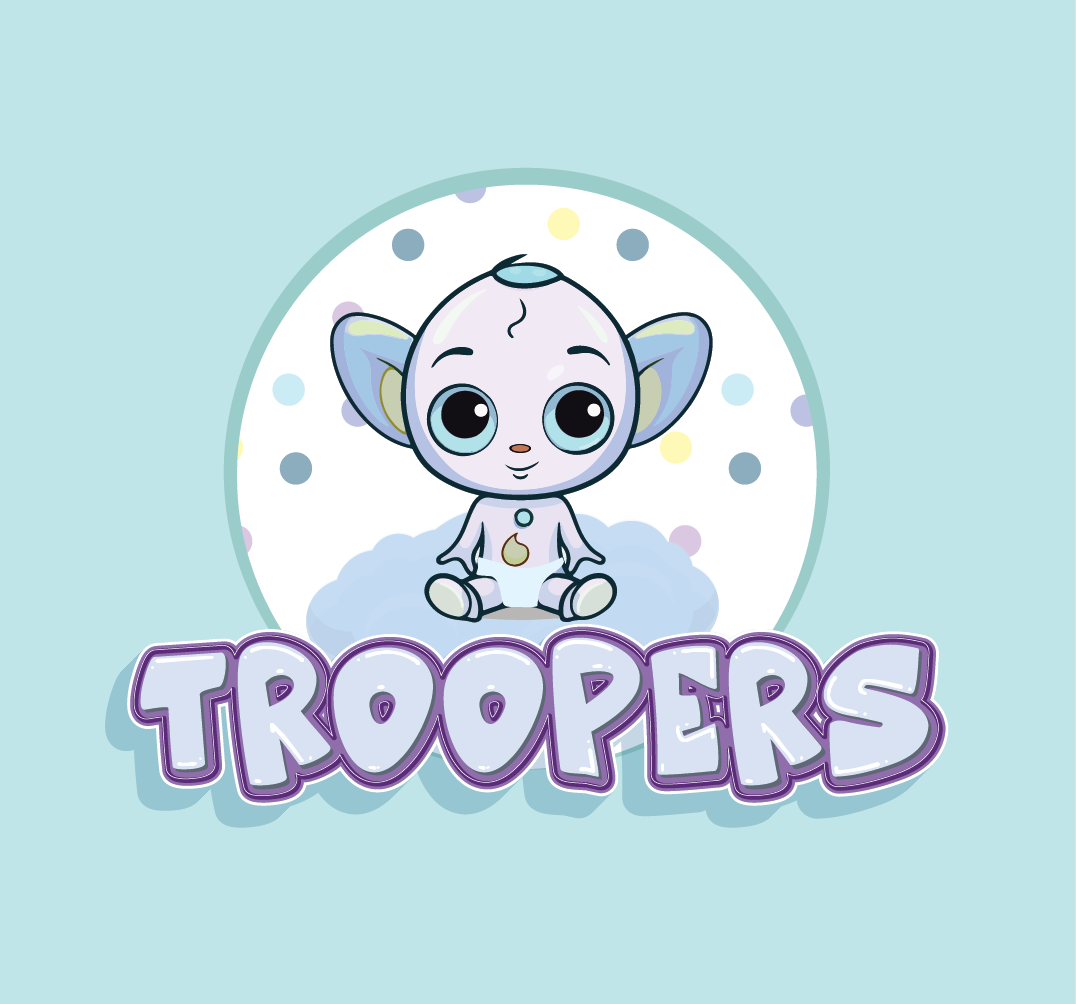 Troopers Baby Diapers | Logo & Packaging Design by PIXELAIN on Dribbble