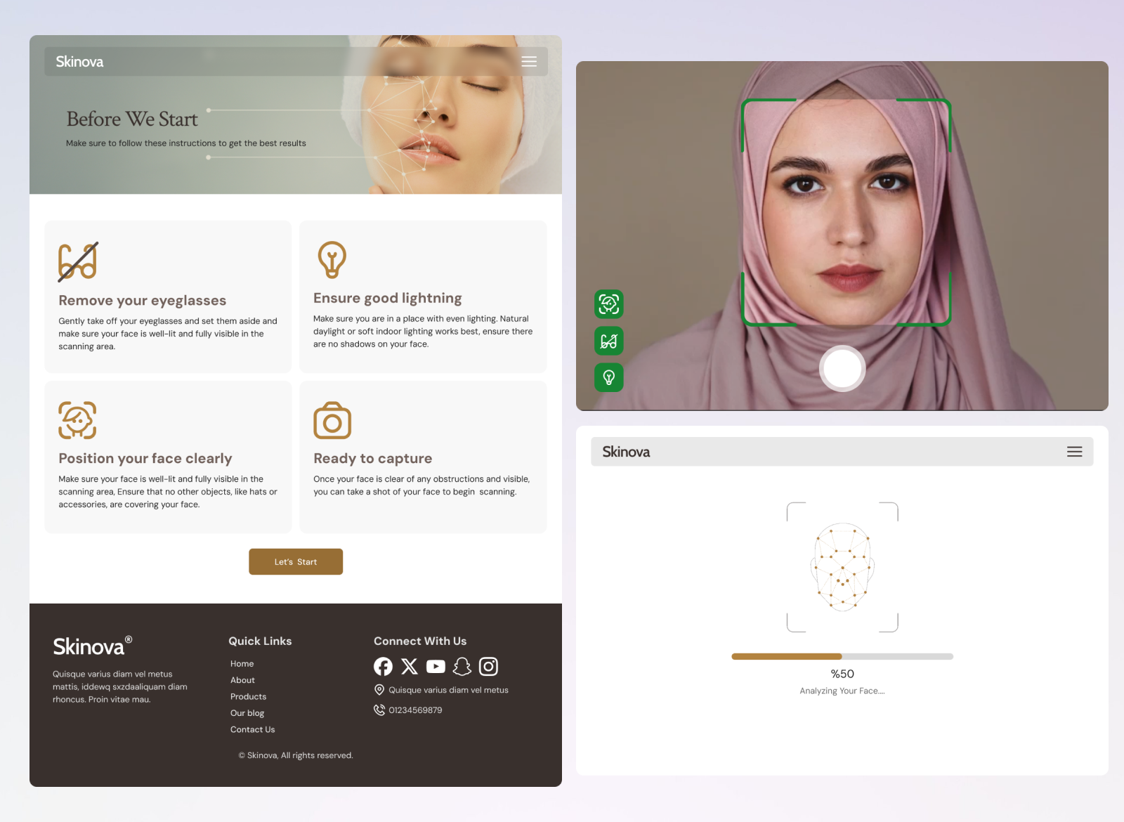 Skinova - Skin analysis tool 👩🏻🤳🏻 by Ziad Saeed on Dribbble