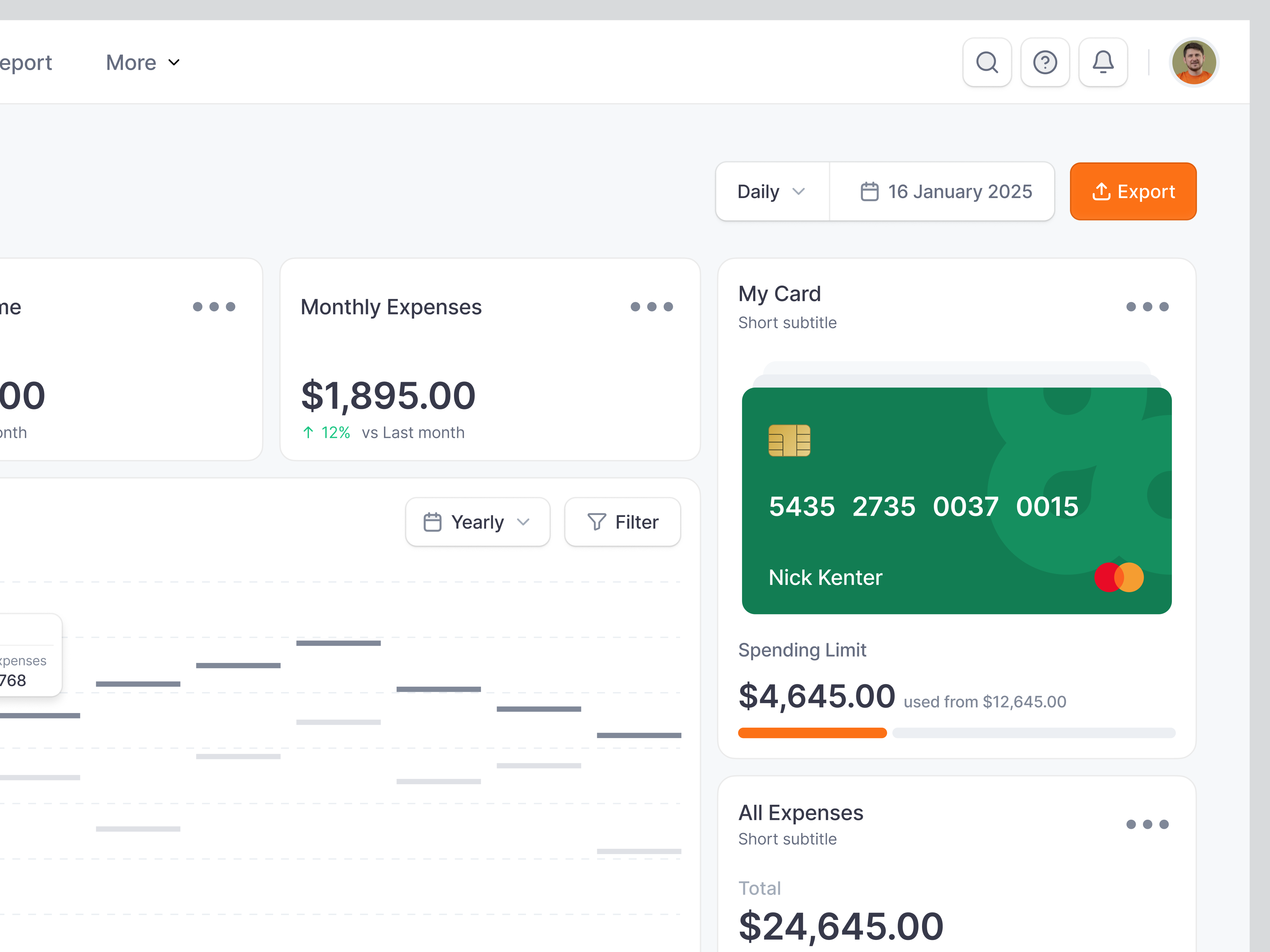 Finance Saas Web App UI/UX - Dashboard by Keitoto on Dribbble