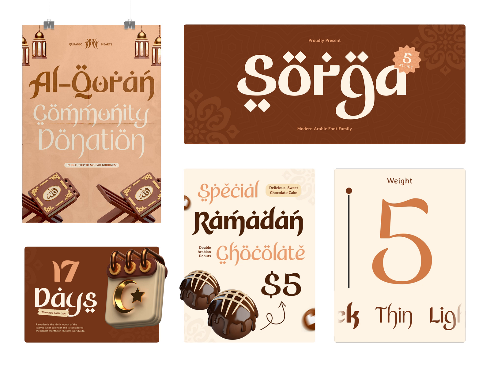 Sorga: A Modern Arabic Font Family with Endless Elegance 🌙 by Sensatype ...