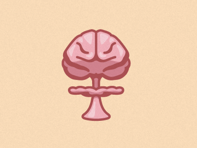 Brain explosion by VORONOI Branding Studio on Dribbble