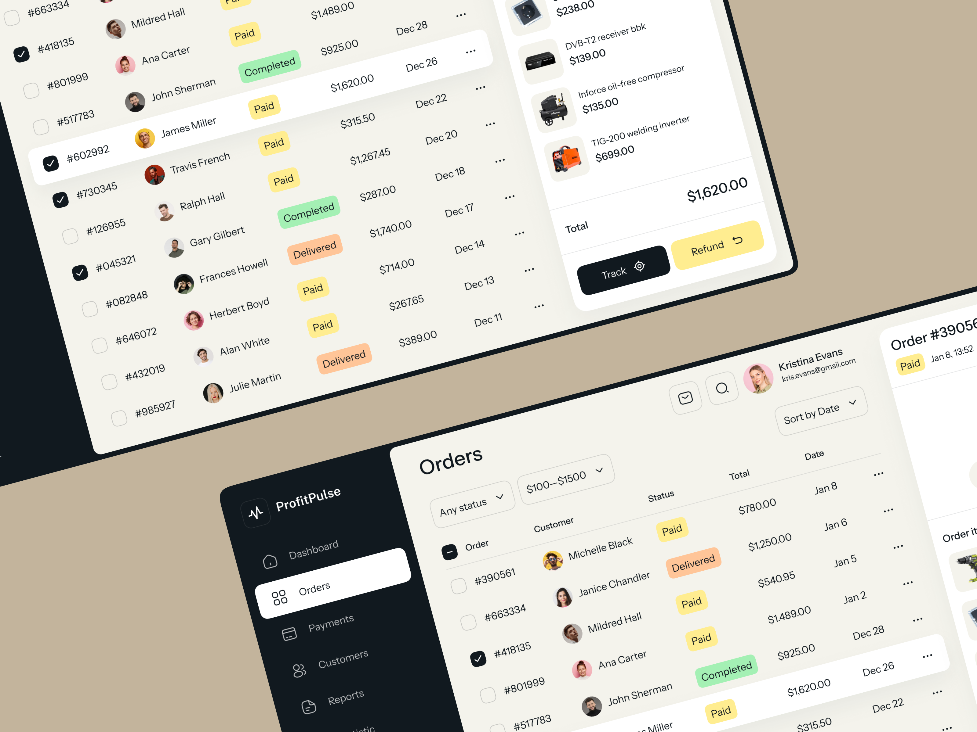 E-Commerce Admin Dashboard by Ronas IT | UI/UX Team on Dribbble
