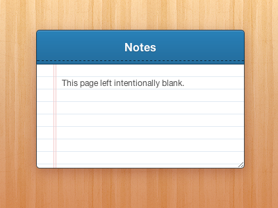 Notepad [CSS] by Daniel Eden on Dribbble