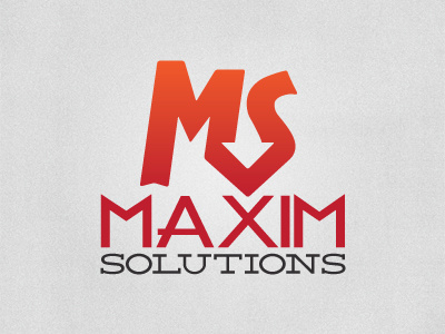 Maxim Solutions Arrow Logo by Matt Miller on Dribbble