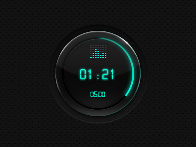Radial Timer by Thiyagu S on Dribbble
