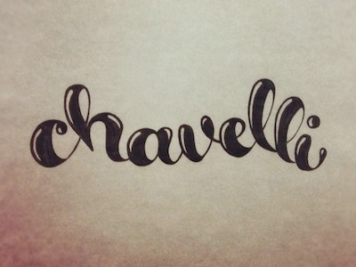 Hand-lettering by Chavelli on Dribbble