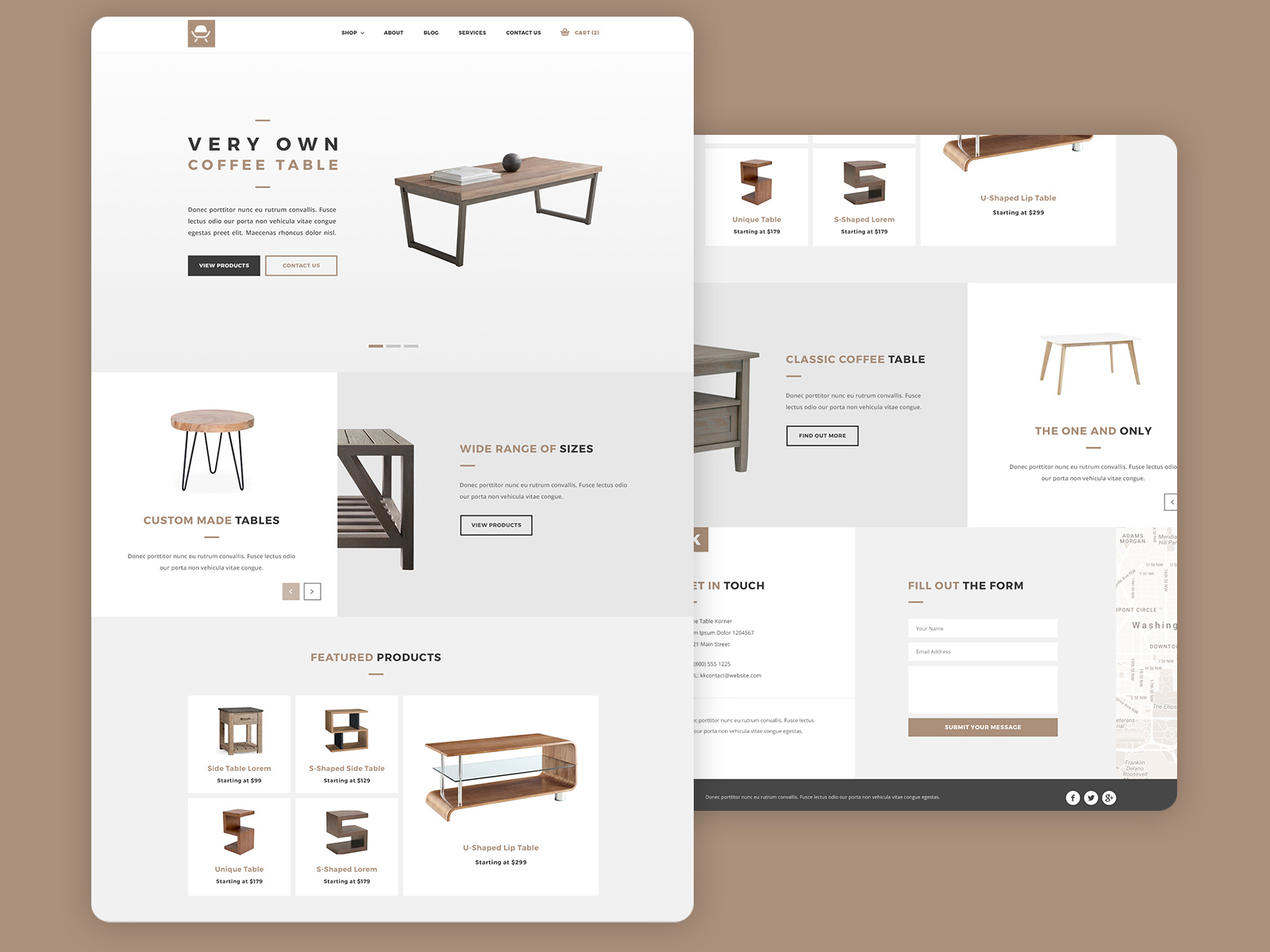 Koffee | Web & Mobile Design Concepts by NorthPixelStudio on Dribbble