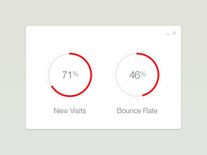 Simple Pie Charts II by Rafal Bromirski on Dribbble