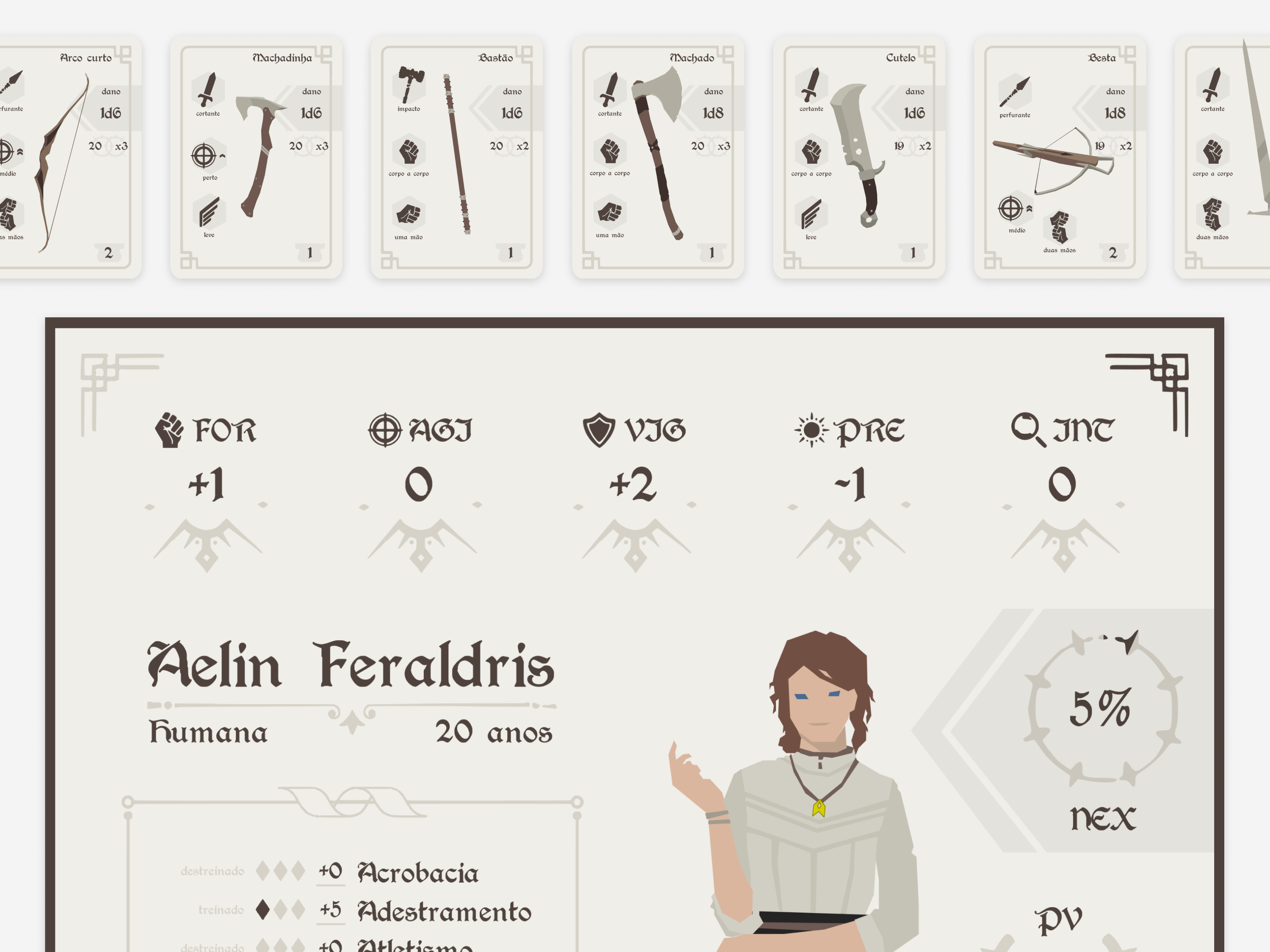 TTRPG Cards - Graphic Design by Yuri Nicolau on Dribbble