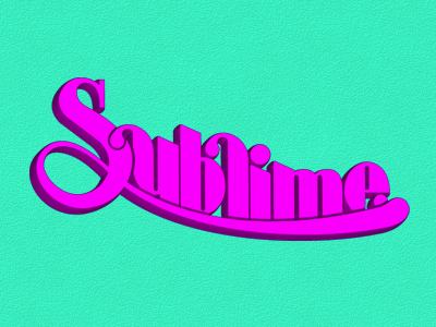 Sublime by José Velázquez on Dribbble