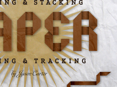 Paper Type by Jason Carter on Dribbble