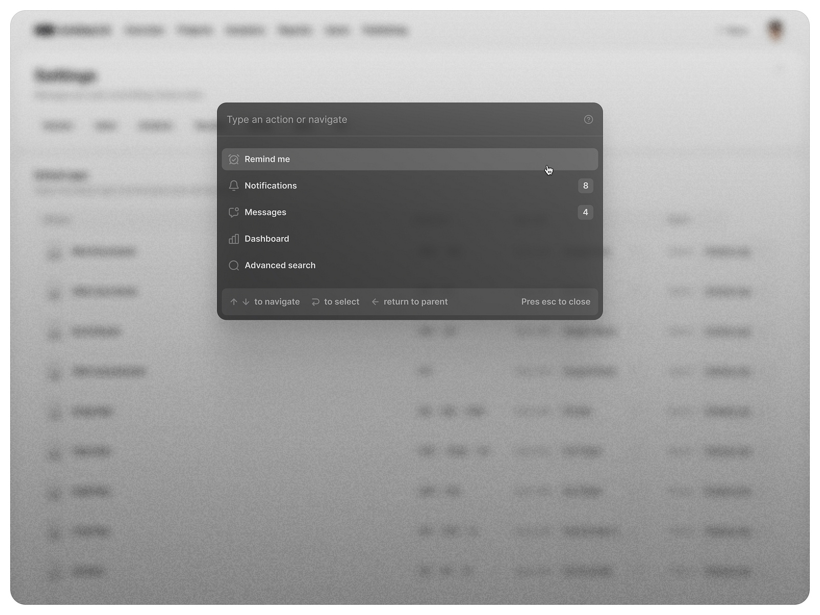 Command+K actions — Untitled UI by Jordan Hughes® on Dribbble