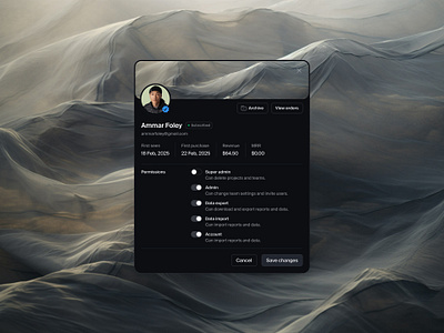 User profile permissions — Untitled UI by Jordan Hughes® on Dribbble