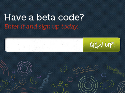 Sign up field by Kyle Haapala on Dribbble