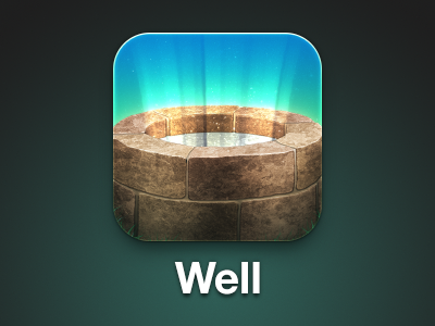 Well App Icon by Pacific Helm on Dribbble