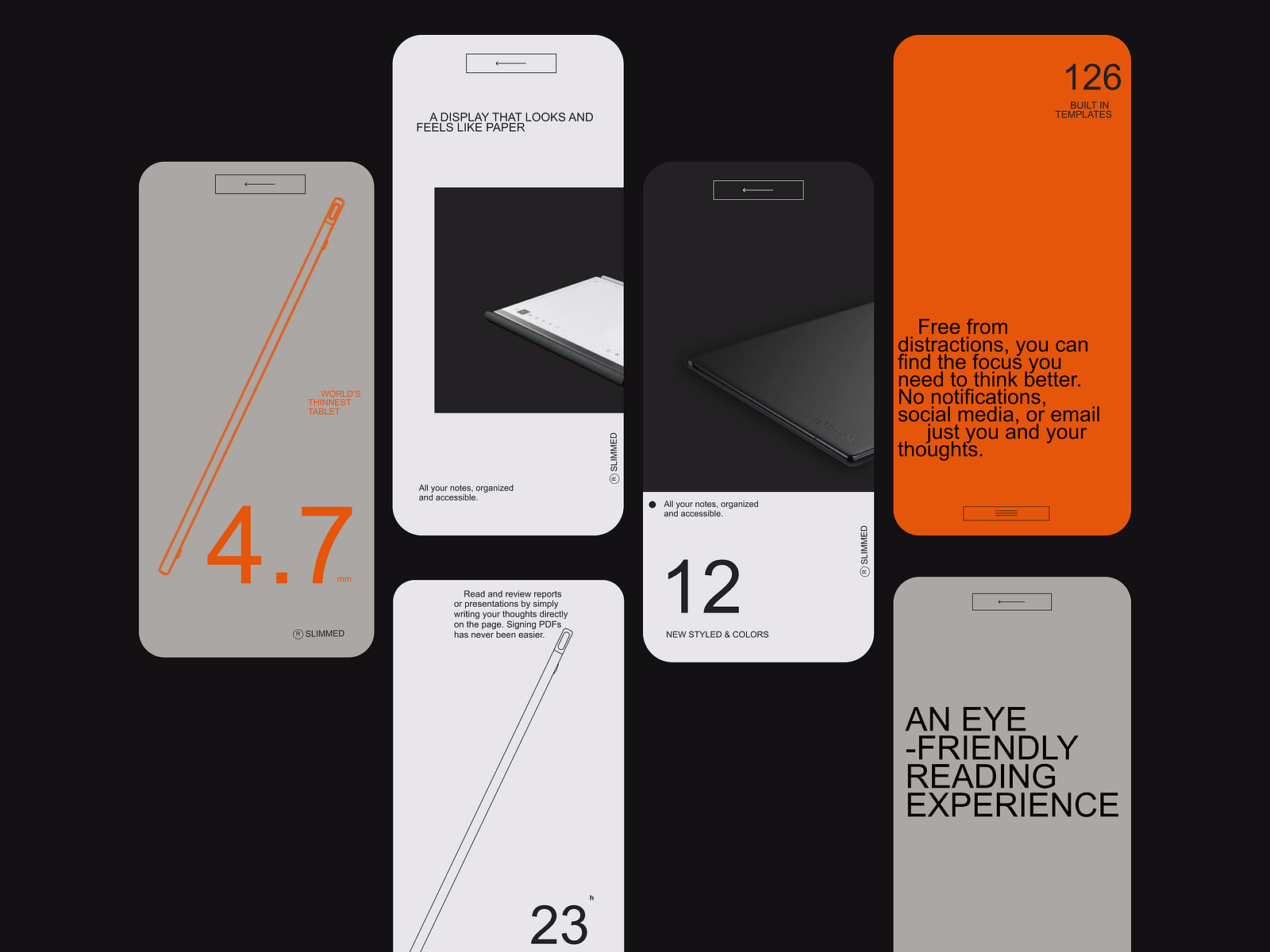 Minimalist UI Design for a Tech Product Showcase by Gradient Mind on ...