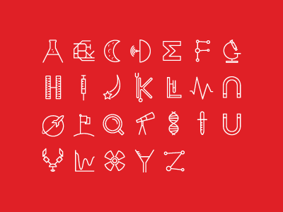 Science Type by Joe Warburton on Dribbble