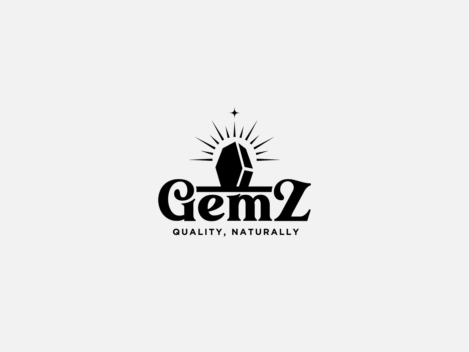 Gemstone minimal logo by touseef ahmed on Dribbble