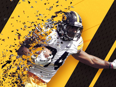 Iowa Hawkeye Football by Daniel Randolph on Dribbble
