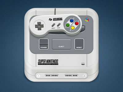 Super Nintendo by Sergeij Rowynski on Dribbble