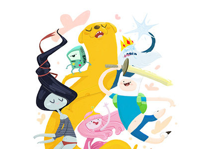 Adventure Time by Núria Aparicio on Dribbble