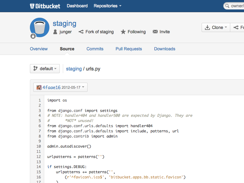 Bitbucket Redesign by Joel Unger on Dribbble