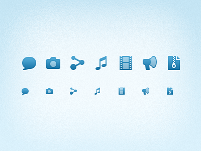 16px Post Type Icon by Ashung Hung on Dribbble