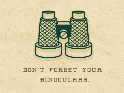 Binoculars by Kurt Gannon on Dribbble