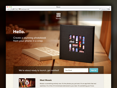 Mosaic Website by Mike Gowen on Dribbble