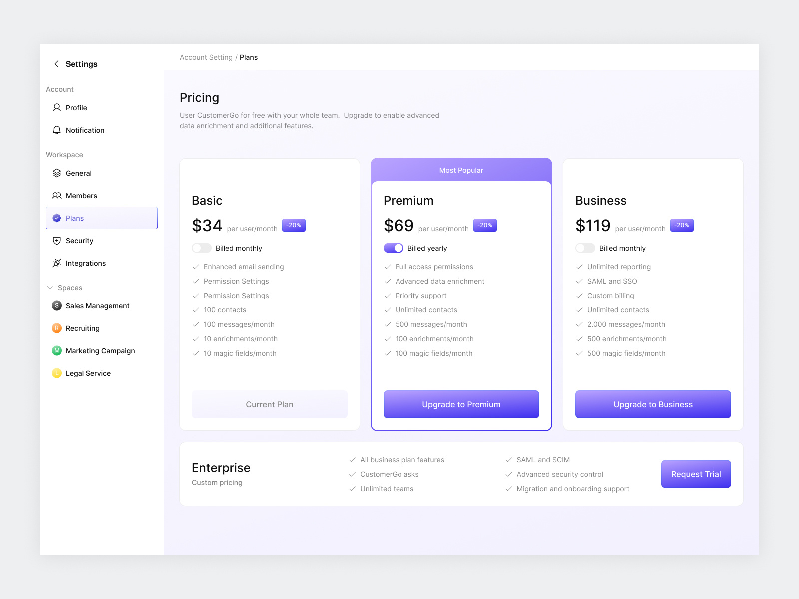 Customergo Ui Kit Crm Dashboard Settings Flow By Robbi Darwis For Flow Forge On Dribbble