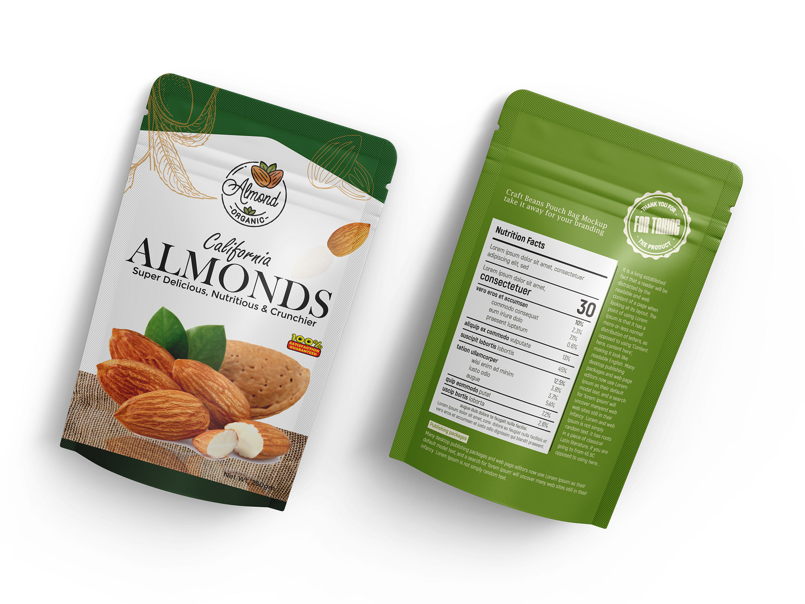Almond Packaging Box Design by Rina Akter on Dribbble