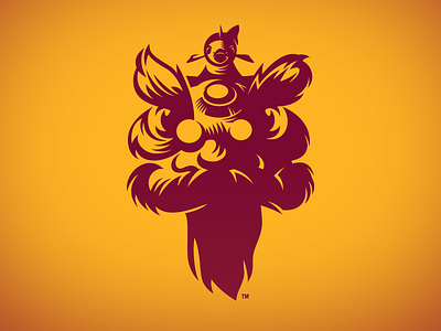 Asian Light / Shadow Logo by Travis Lum on Dribbble