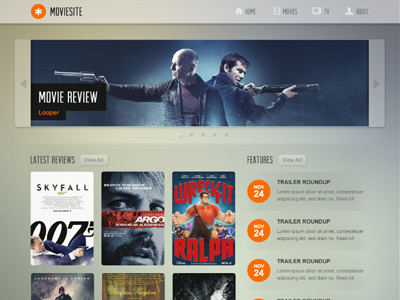 Browse thousands of Movie Blog images for design inspiration | Dribbble