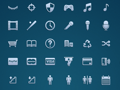 Icon Set Preview by Minitheory on Dribbble