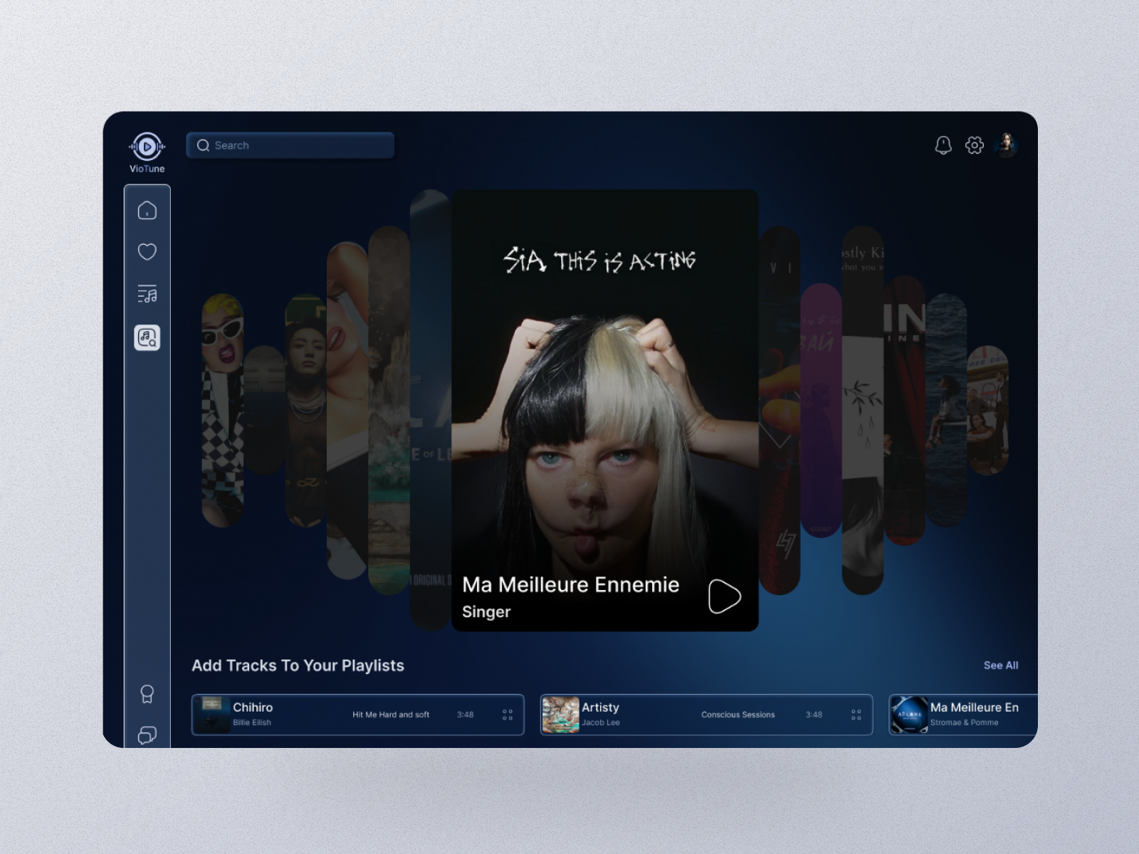 Music Streaming Website by mrzye zmm on Dribbble