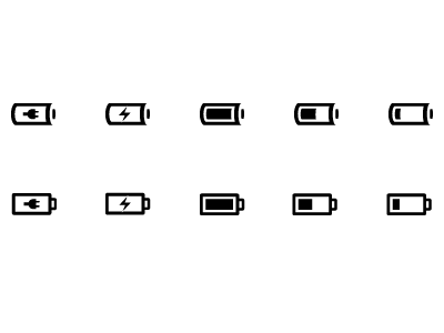 Ico Batteries by Todd Zaki Warfel on Dribbble