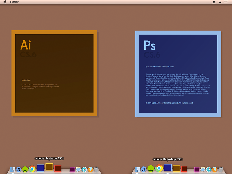 [free] Adobe CS6 custom splash screen by lucas marinm on Dribbble